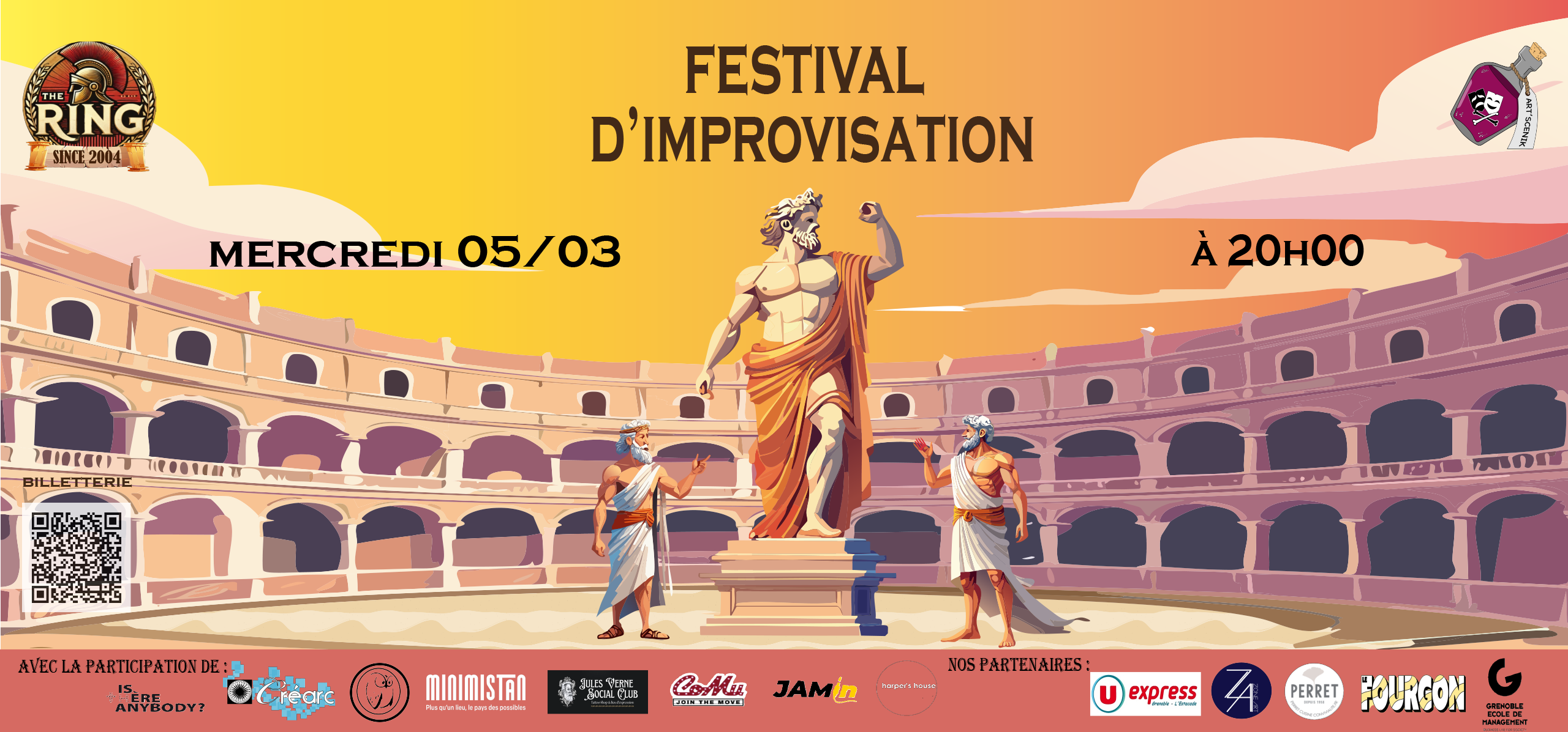 Festival d'improvisation - The Ring 🥊 - Le Minimistan｜Coworking - Café ...